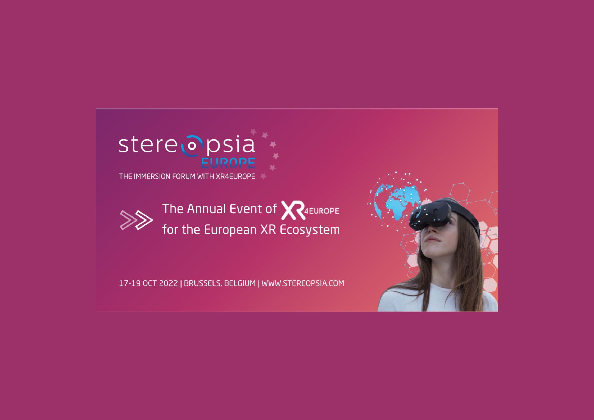 STEREOPSIA, 17-19 October in Brussels, Belgium - Media and Learning ...
