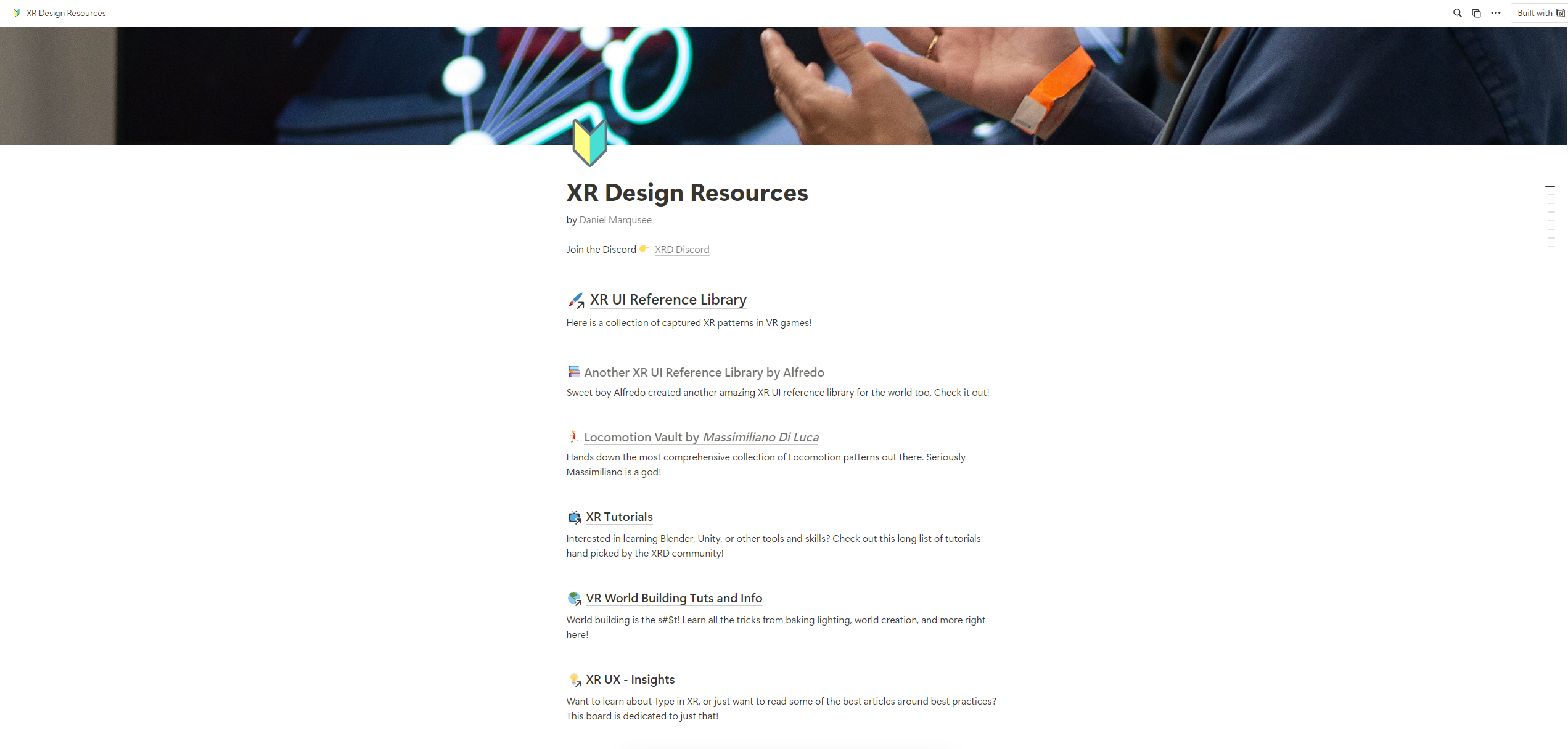 XR Design Resources - Media and Learning Association