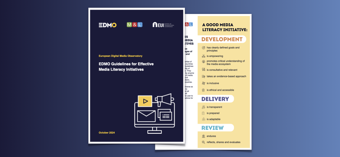 Digital Media Literacy in EDMO: Guidelines for Effective Media Literacy ...