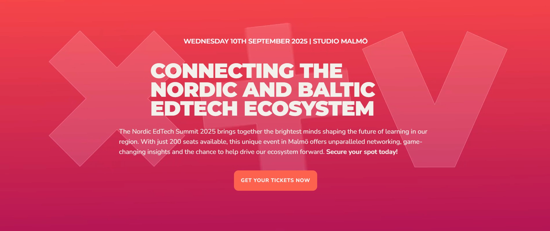 Nordic EdTech Summit, Malmö, Sweden, 10 September 2025 - Media and Learning Association