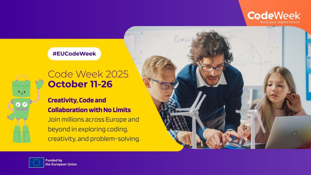 EU Code Week 2025: a celebration of coding, creativity & digital confidence - Media and Learning ...